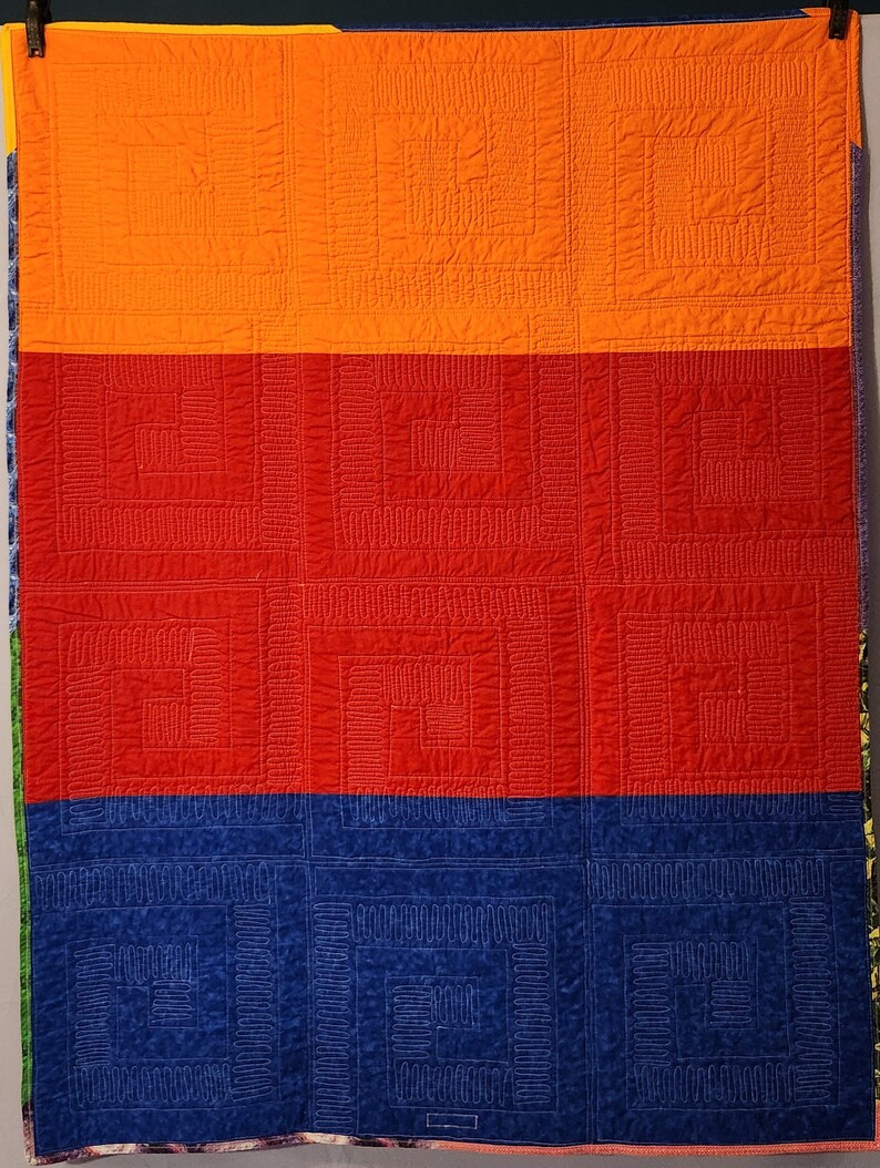 Wavy Maze Quilt Pattern Digital Download Easy Quilt Pattern Beginner ...