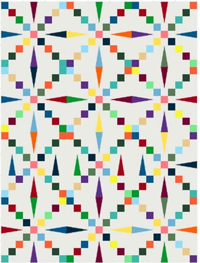 Scrappy Diamonds Quilt Pattern Digital Download - Etsy