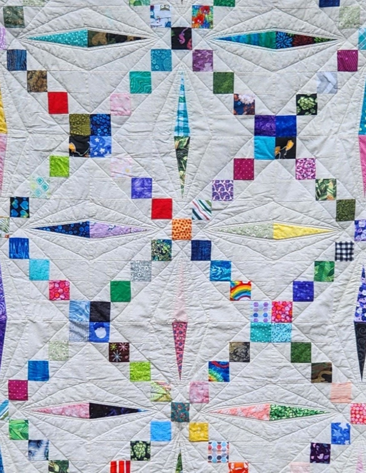 Scrappy Diamonds Quilt Pattern Digital Download - Etsy