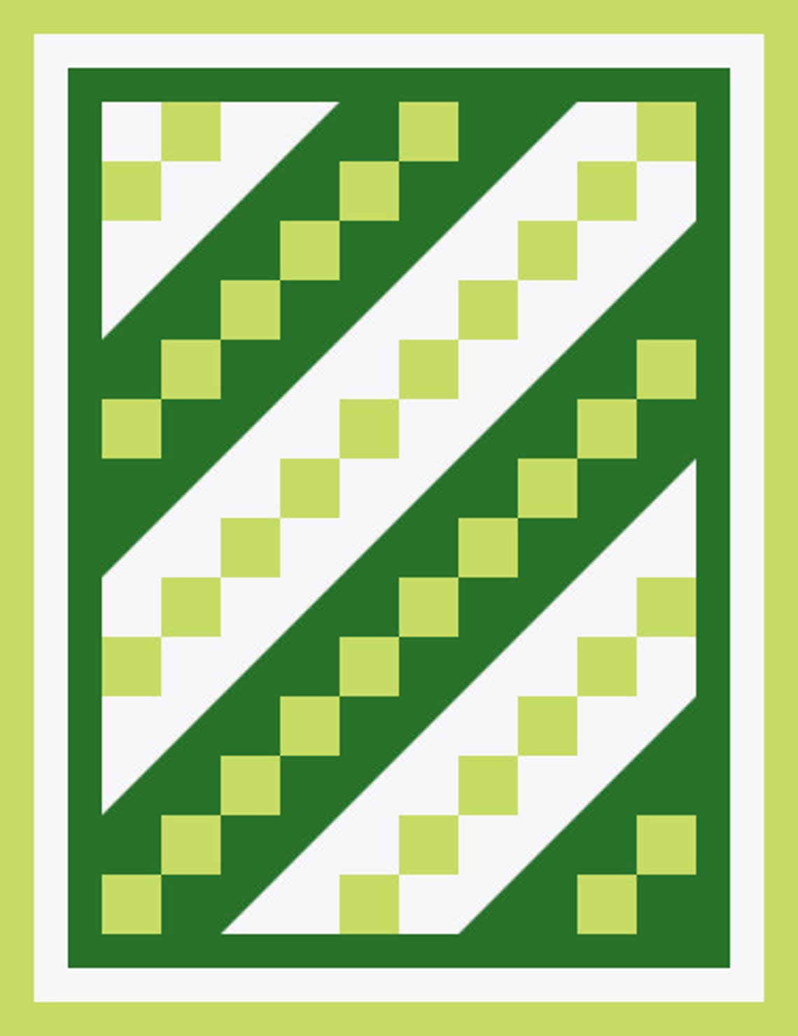 Jacob's Ladder Quilt Pattern Digital Download Pdf Easy Quilt Pattern ...