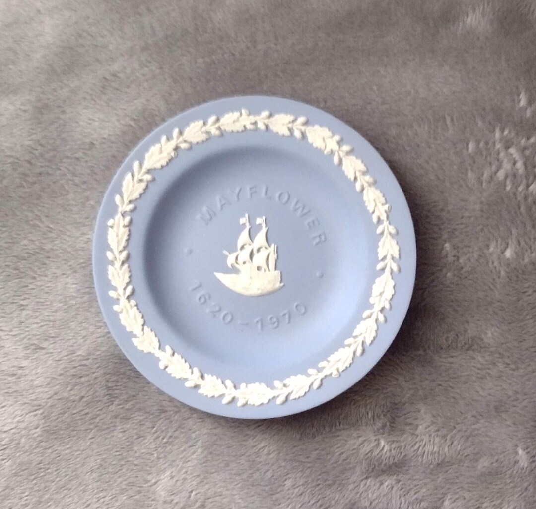 Wedgwood Jasperware Commemorative Mayflower Plate - Etsy