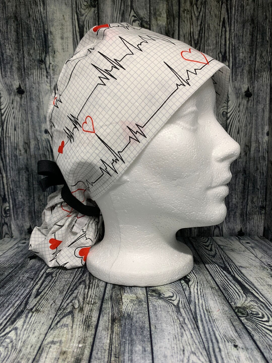 Heartbeat Scrub Cap - Etsy