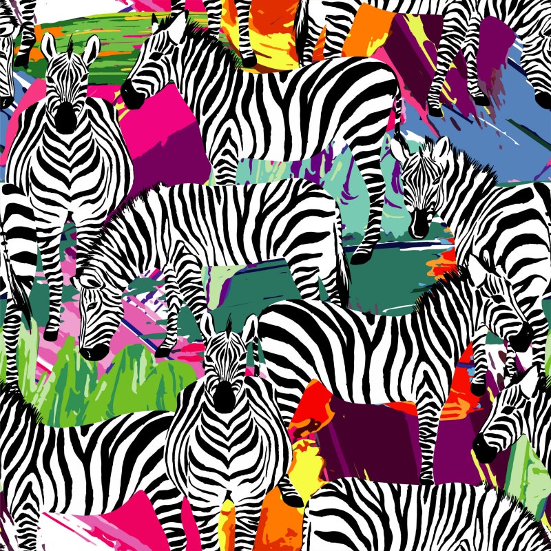 Zebra Fabric - Etsy