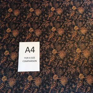 Printed Velour Velvet Upholstery Fabric Exotic Birds on Black Grey - Etsy