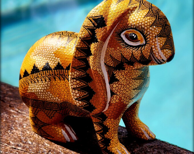 Alebrije // Conejo // Bunny // Madera// Oaxaca // México // Artesanía ...