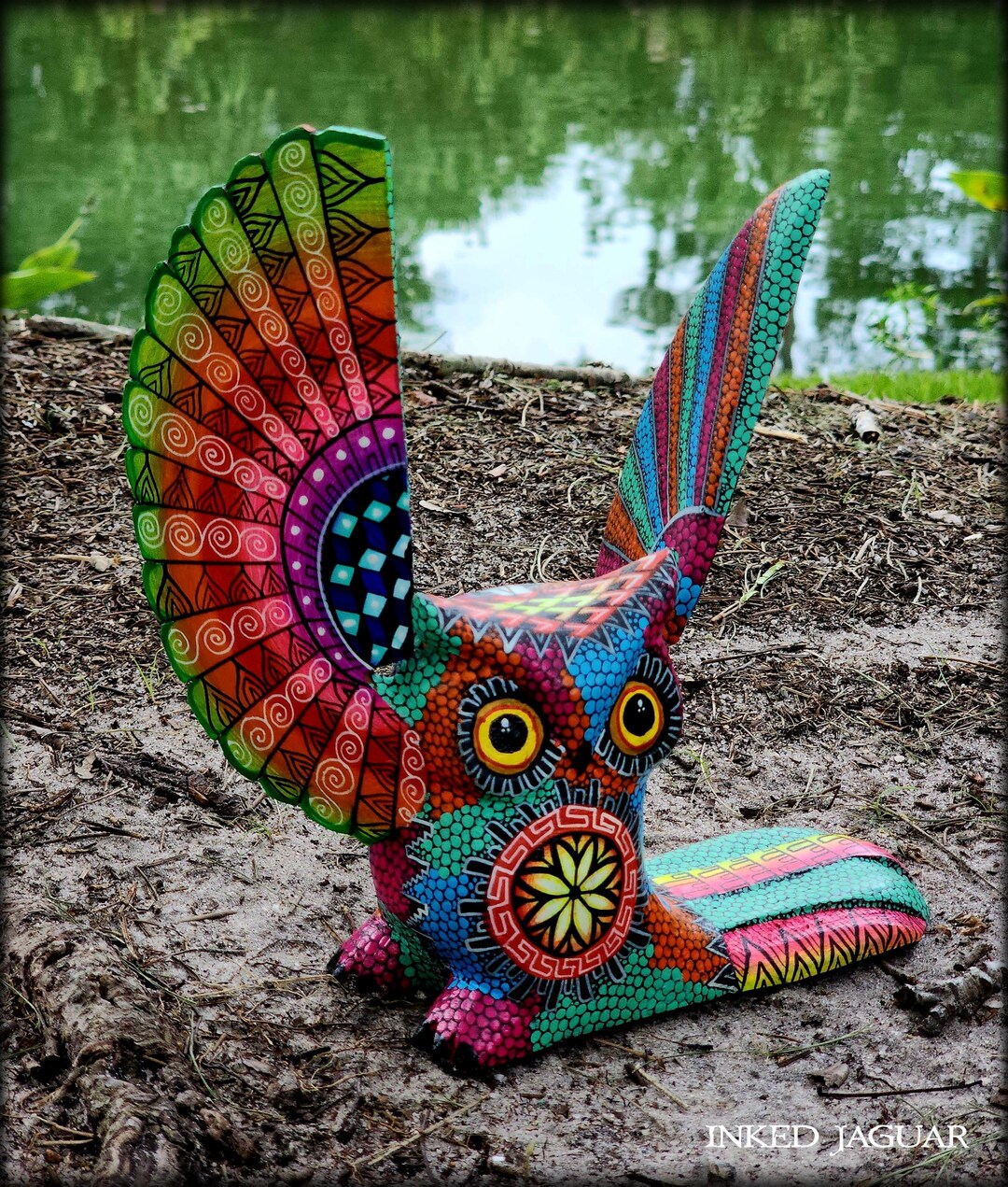 Alebrije // Owl // Buho // Wood // Oaxaca // México // Artesanía // Art ...