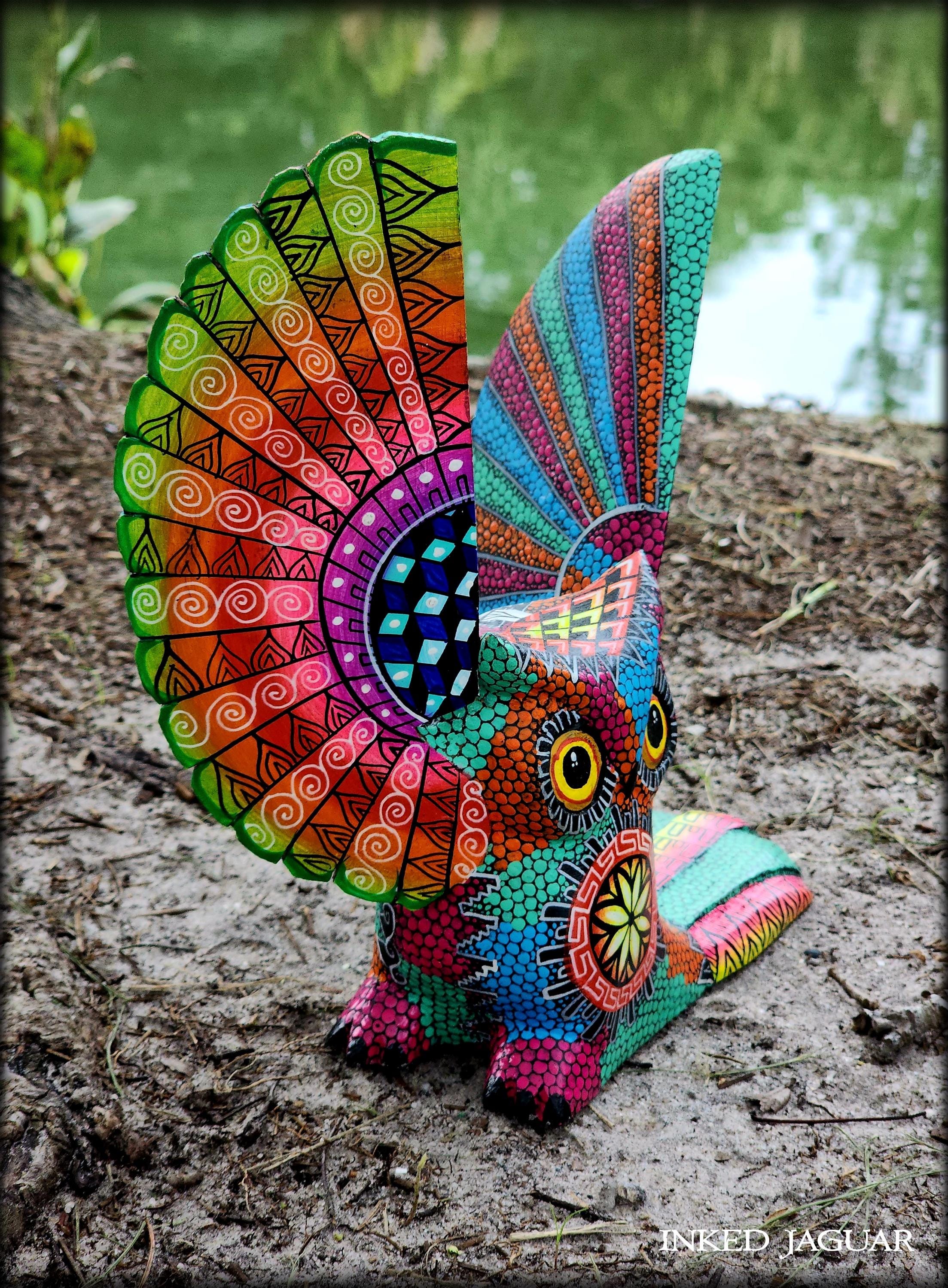 Alebrije // Owl // Buho // Wood // Oaxaca // México // Artesanía // Art ...