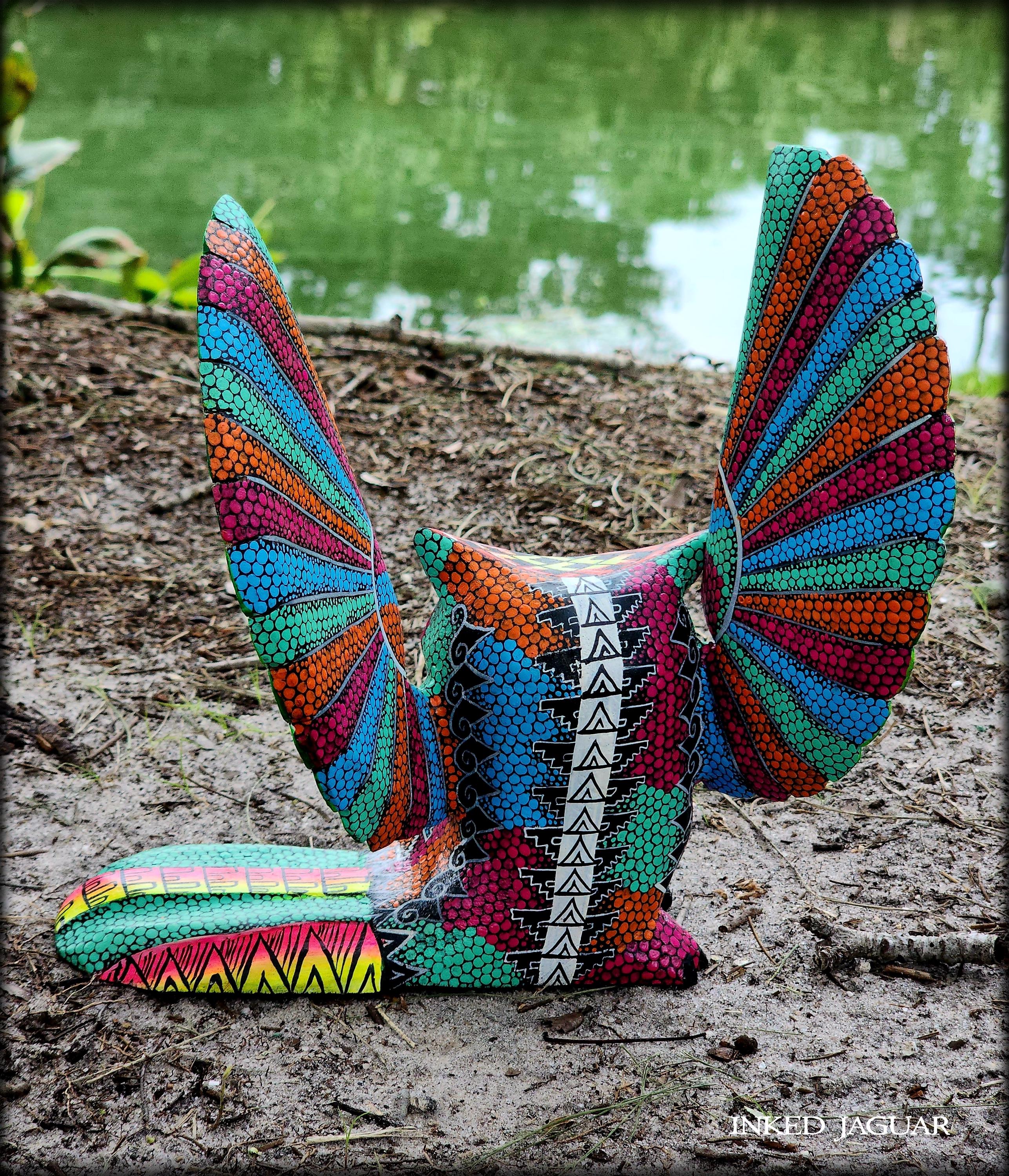 Alebrije // Owl // Buho // Wood // Oaxaca // México // Artesanía // Art ...