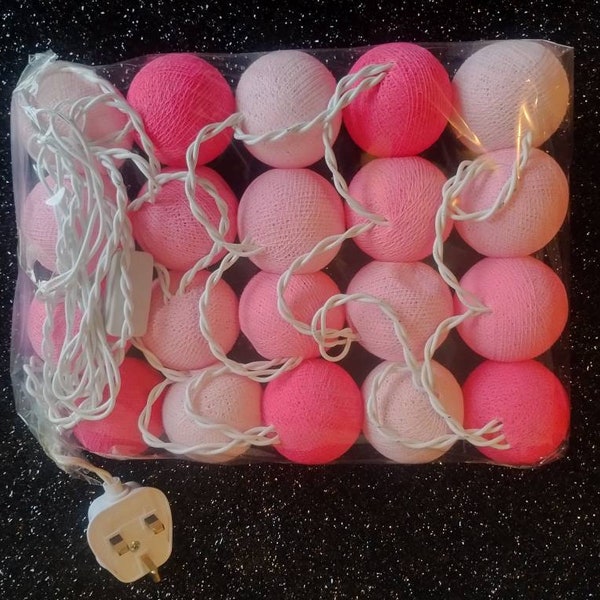 Cotton Ball Lights - Etsy