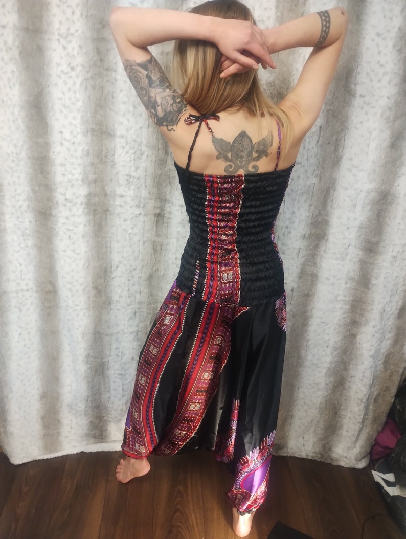 African Dashiki Aztec Print Harem Dress / Tunic / Harem Jumpsuit ...