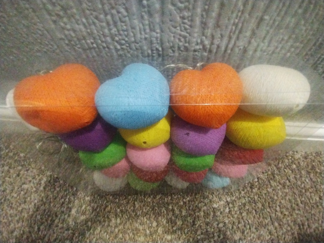 Beautiful Hippy Cotton Ball String Fairy Lights - Etsy