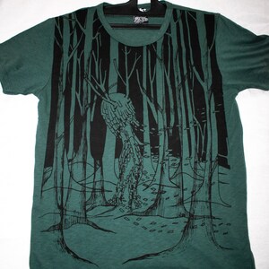 Unique Vintage Retro Printed Enchanted Forest Fae Cotton Summer Tee ...