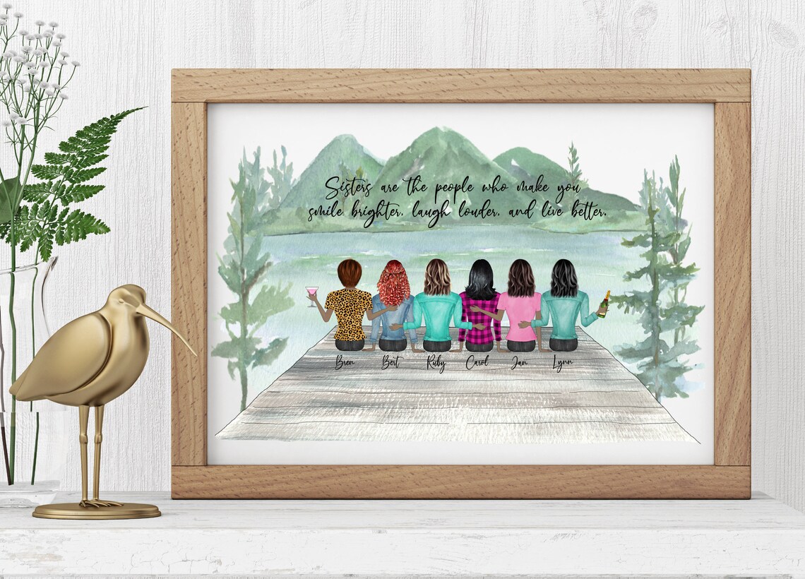 Personalized Gift Personalized Friends Print Friends - Etsy