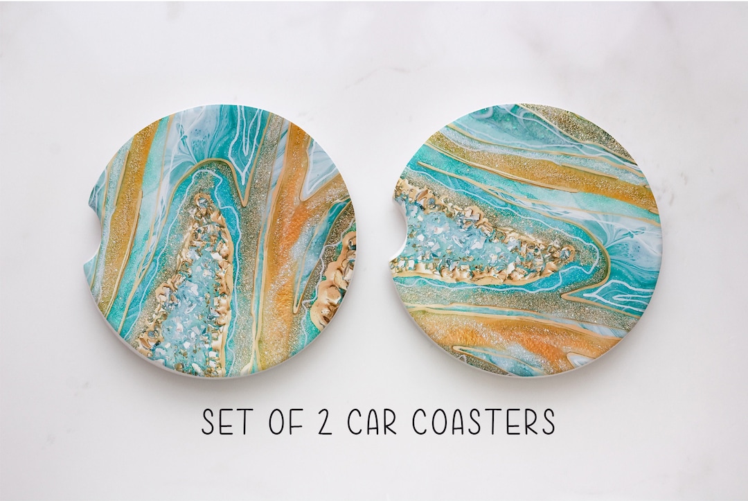 Coasters, Car Coasters, Marble Design Coaster, Sandstone Car Coaster ...