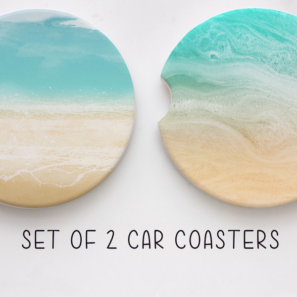 Beach Coasters - Etsy