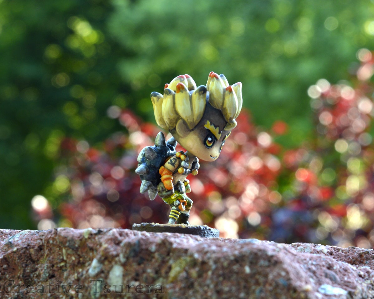 Overwatch Junkrat Chibi Figure Tiny Limited Sculpture - Etsy