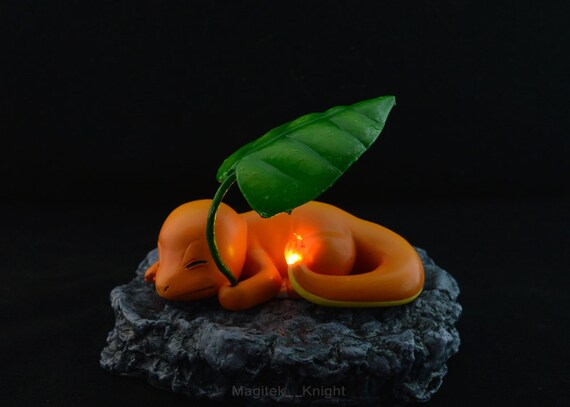 Pokemon Charmander Figure Sad in the Rain Tiny Limited - Etsy