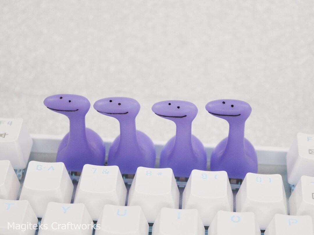 Earthbound Tessie 1 Artisan Keycap Loch Ness Monster Keycaps Tiny ...