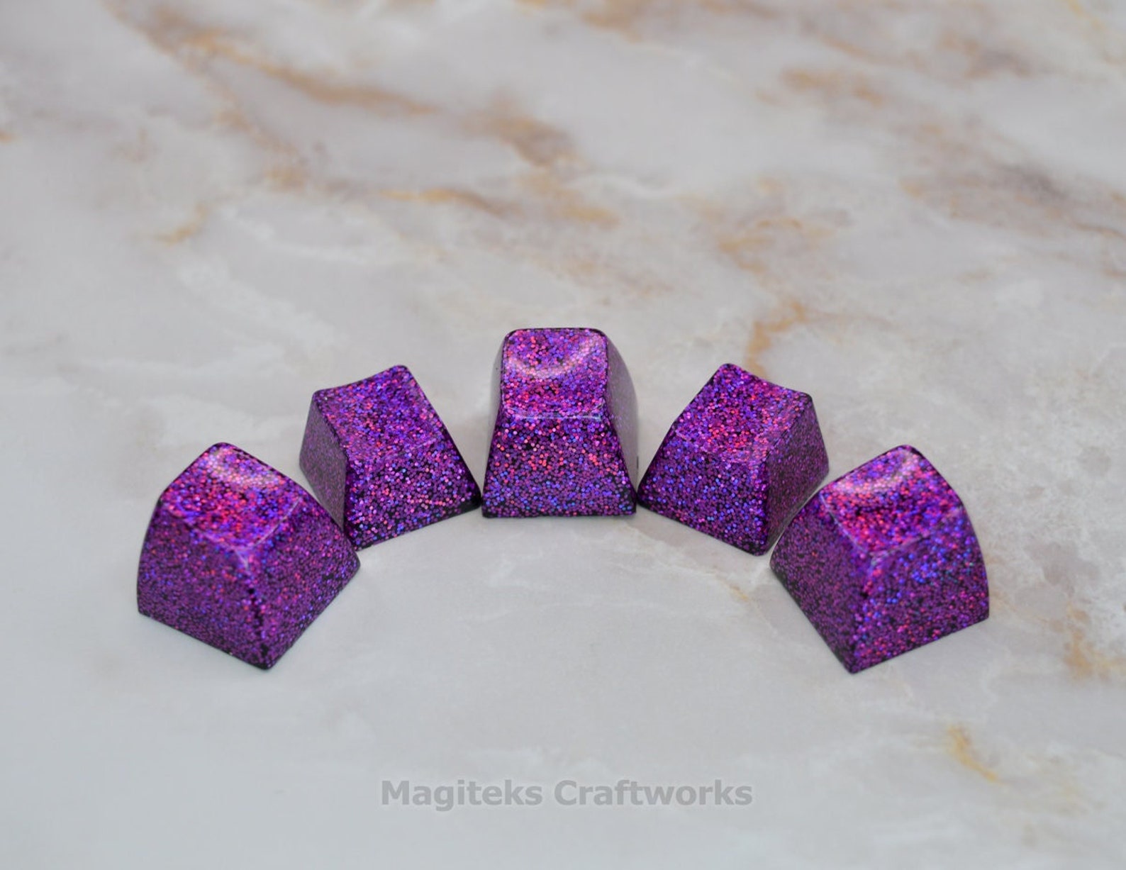 Cosmic Purple Glitter 1 Artisan Keycap OEM SA Profile R4 - Etsy