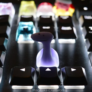Earthbound Tessie 1 Artisan Keycap Loch Ness Monster Keycaps Tiny ...