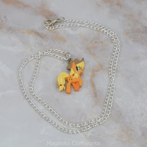 MLP My Little Pony Necklace Charm - Fluttershy Rainbow Dash Pinkie Pie ...