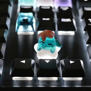 Ocean Kirby 1 Artisan Keycap Dark Blue Summer Beach Keycaps - Etsy