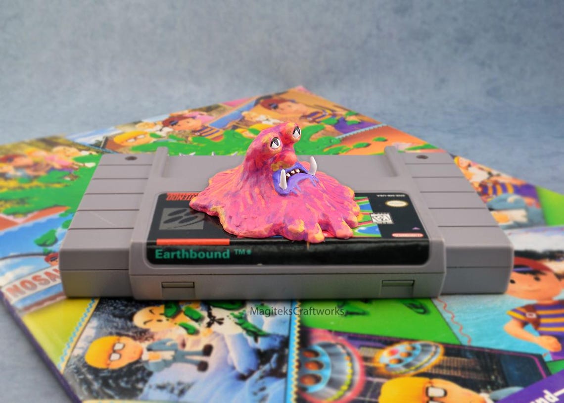 Earthbound Master Barf Handmade Resin Figure: Nintendo RPG Geek Gift ...