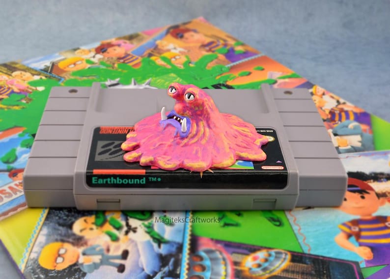 Earthbound Master Barf Handmade Resin Figure: Nintendo RPG Geek Gift ...