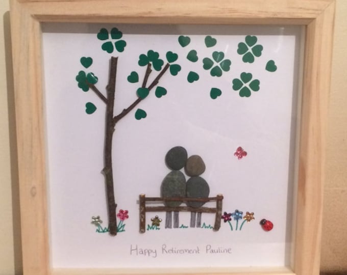Retirement Gift Pebble Art Retirement Pebble Art Pebble - Etsy