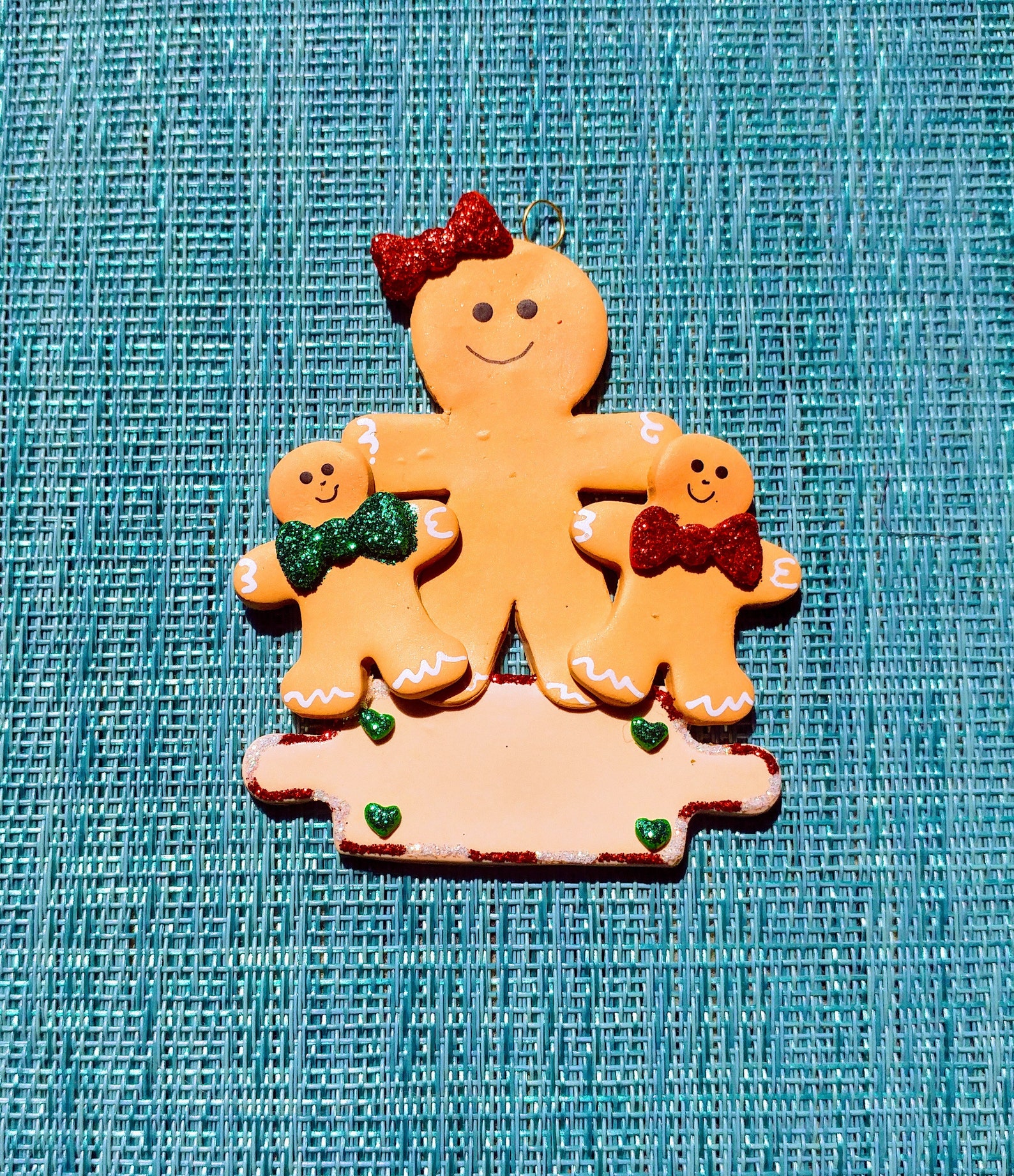 Gingerbread Family Personalized Christmas Ornaments - Etsy