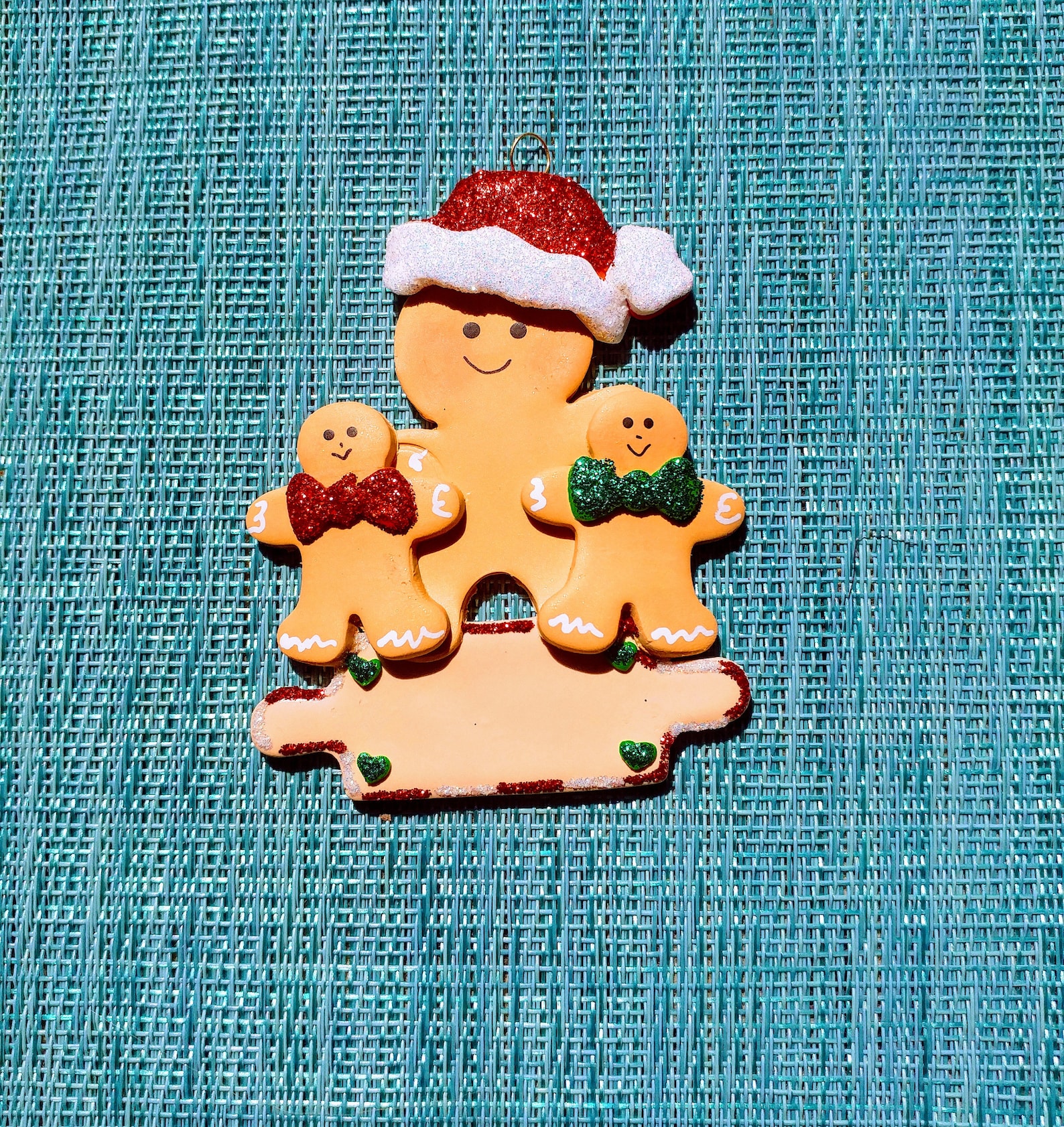 Gingerbread Family Personalized Christmas Ornaments - Etsy