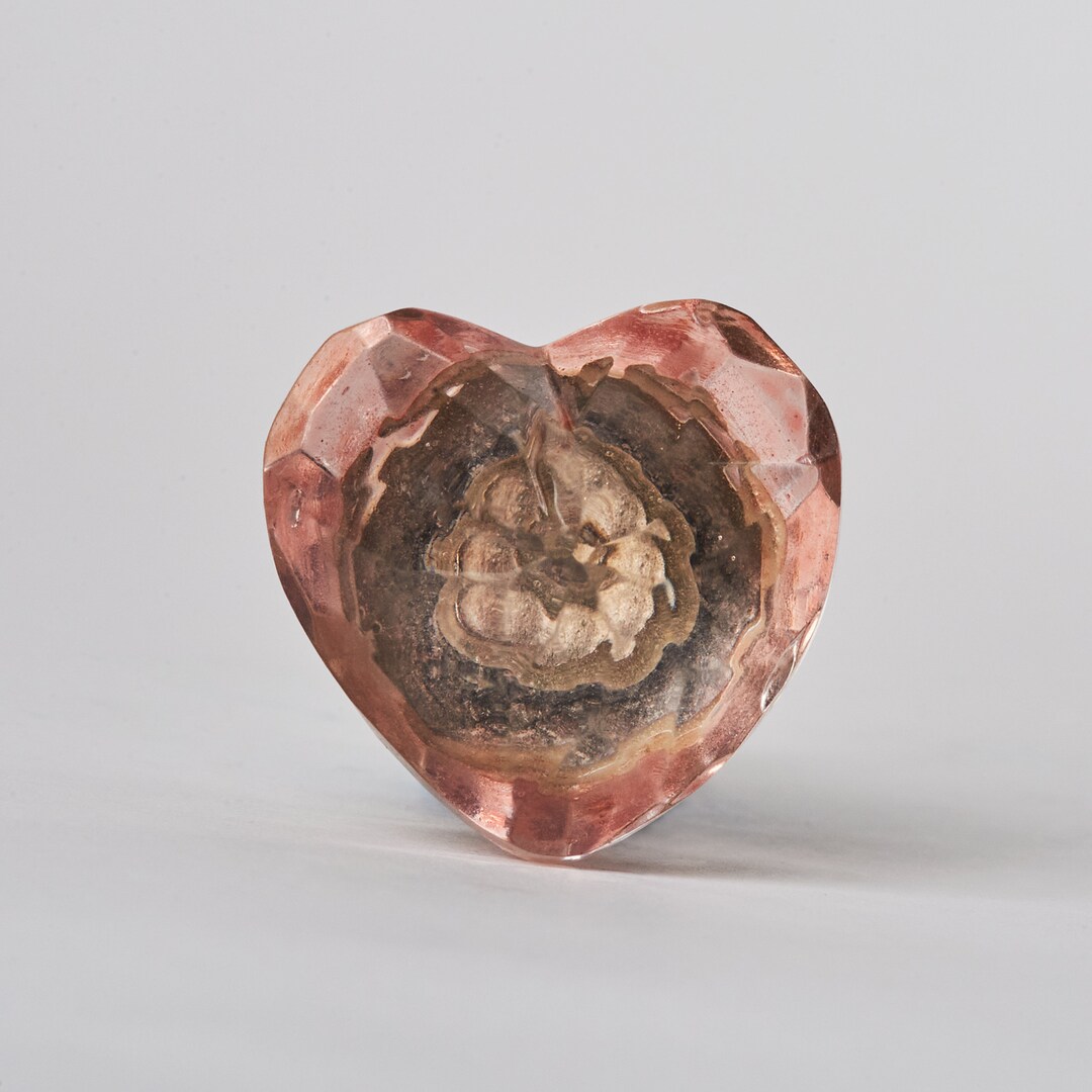 Pink Heart Knobs, Dainty Pink Pull, Pink Heart Knob Drawer Pull, Heart ...