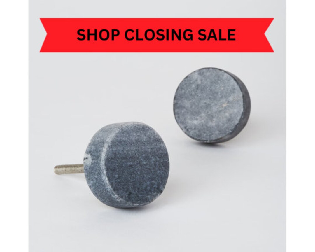 Stunning Round Stone Knob, Marble Granite Knob, for Updating and ...