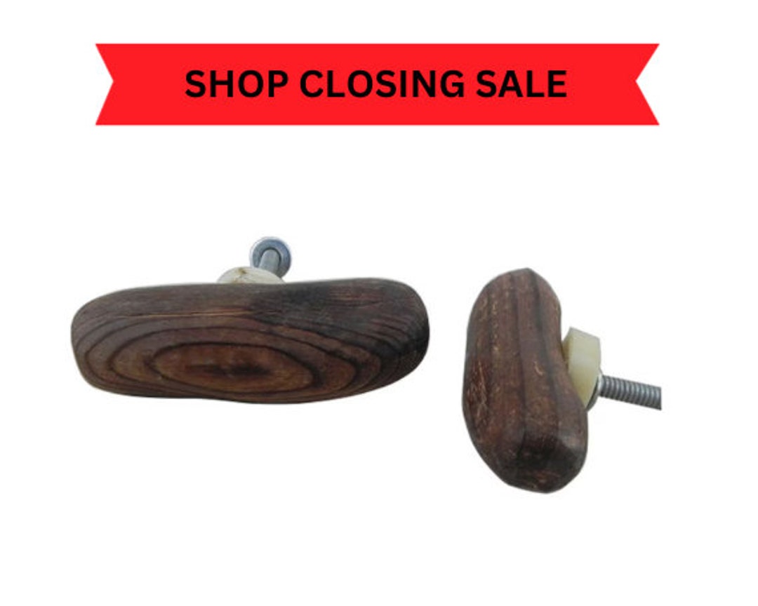 Natural Wood, Wood Knob, Decorative Interior Pull , Drawer Knobs ...