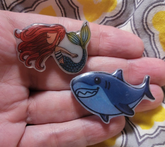 Mermaid and Shark Xray Markers - Etsy