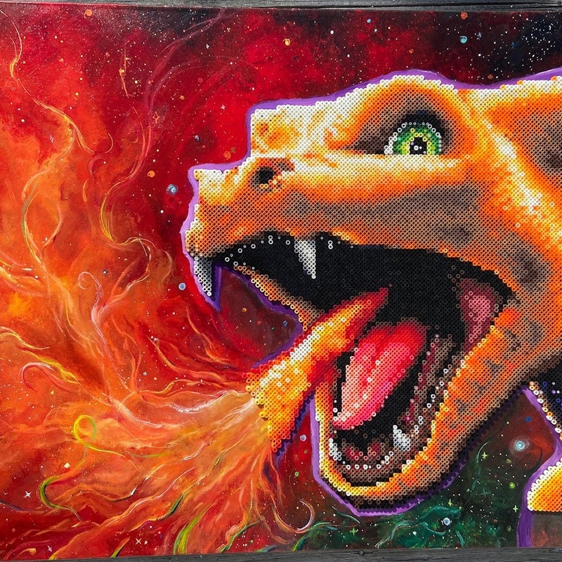 Perler Beads Charizard - Etsy