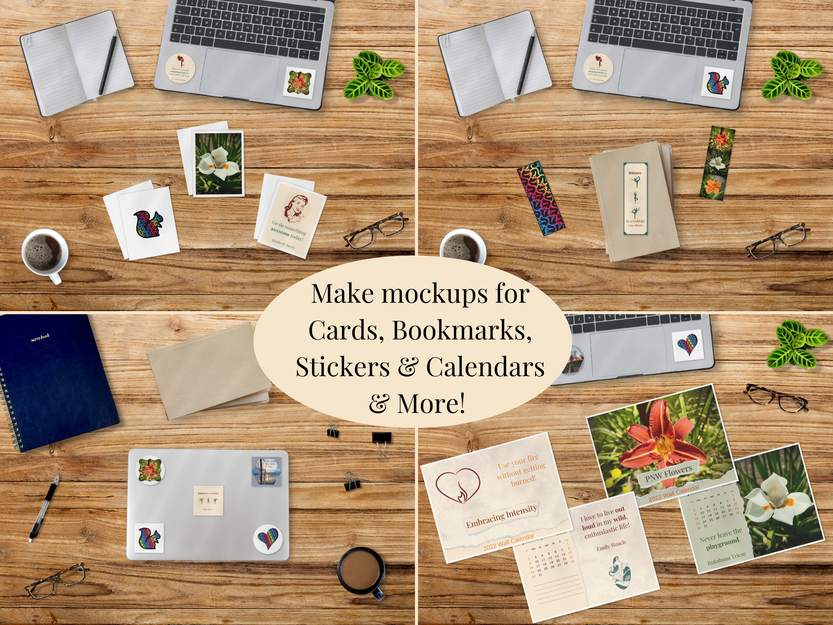 Digital Product Mockup Movable Scene Creator Canva Template - Etsy