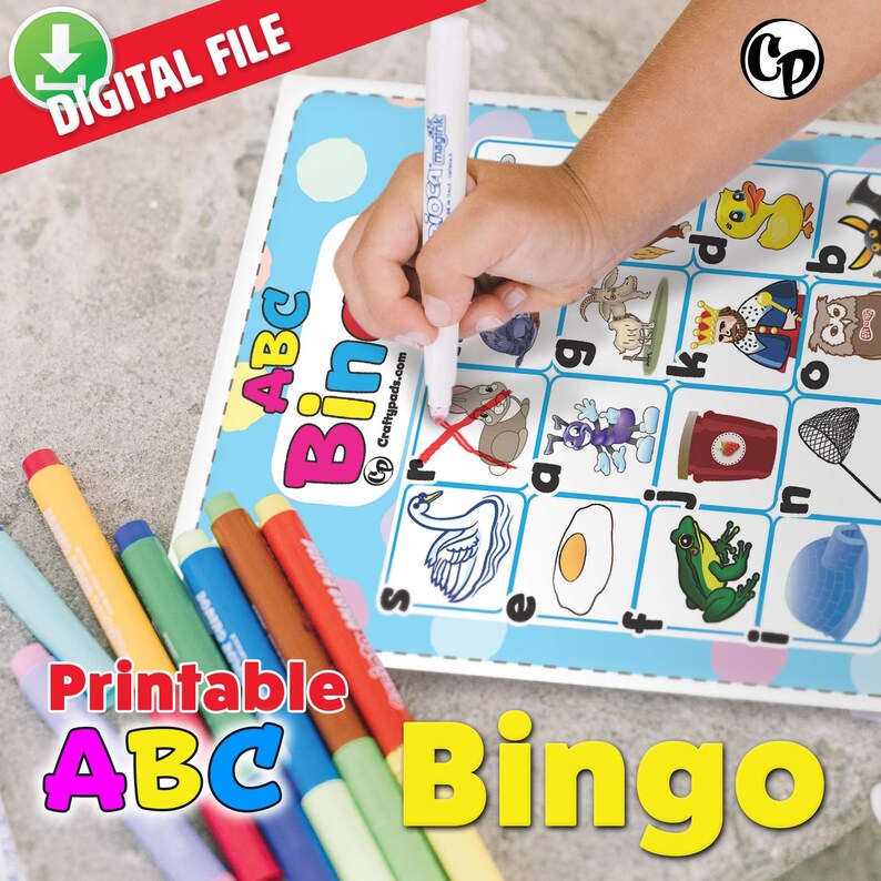 ABC Alphabet Learning Bundle - Flash Cards + Writing Practice + Bingo ...
