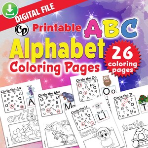 ABC Alphabet Learning Bundle - Flash Cards + Writing Practice + Bingo ...