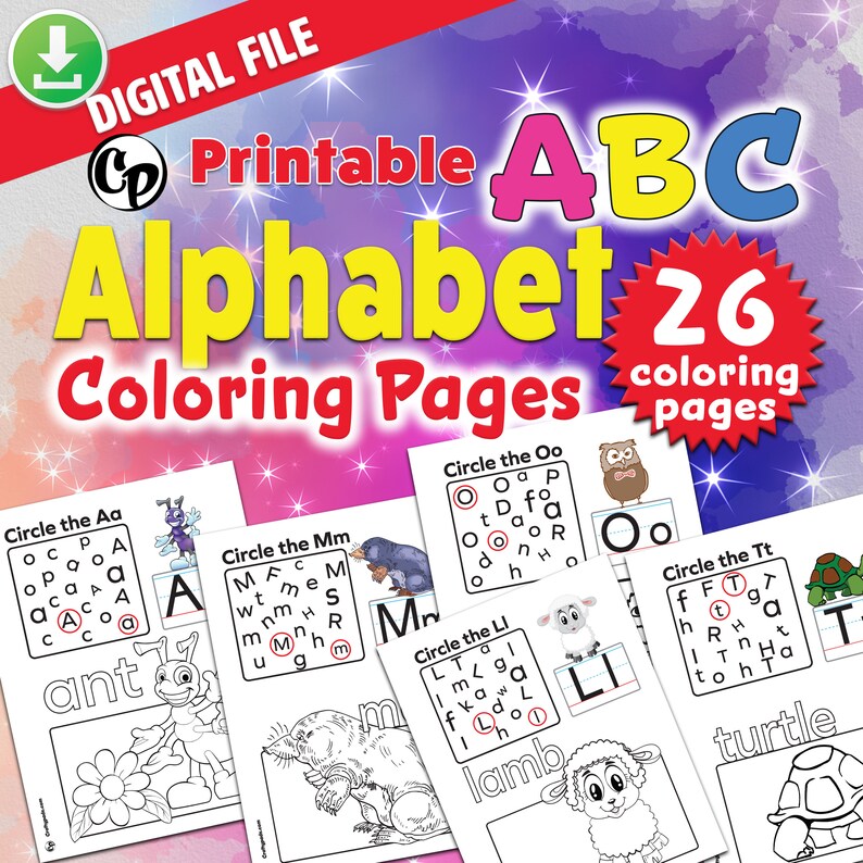 ABC Alphabet Learning Bundle - Flash Cards + Writing Practice + Bingo ...