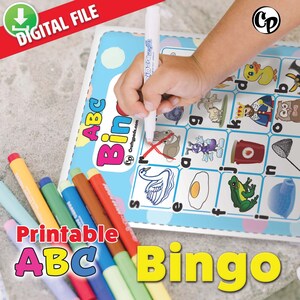 Printable ABC Bingo Game With 26 Bingo Sheets and Calling Cards. - Etsy UK