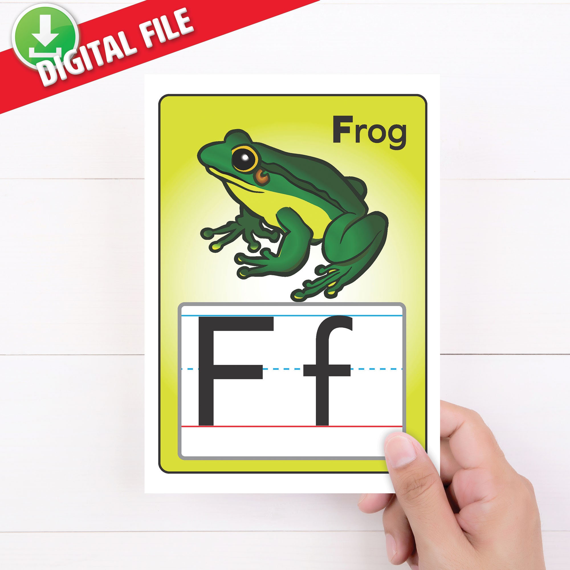 Alphabet Cards for the Classroom. Printable ABC English Phonics ...