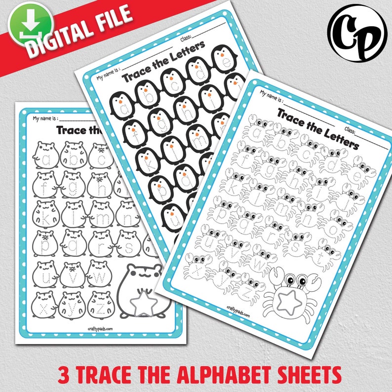ABC Alphabet Learning Bundle - Flash Cards + Writing Practice + Bingo ...