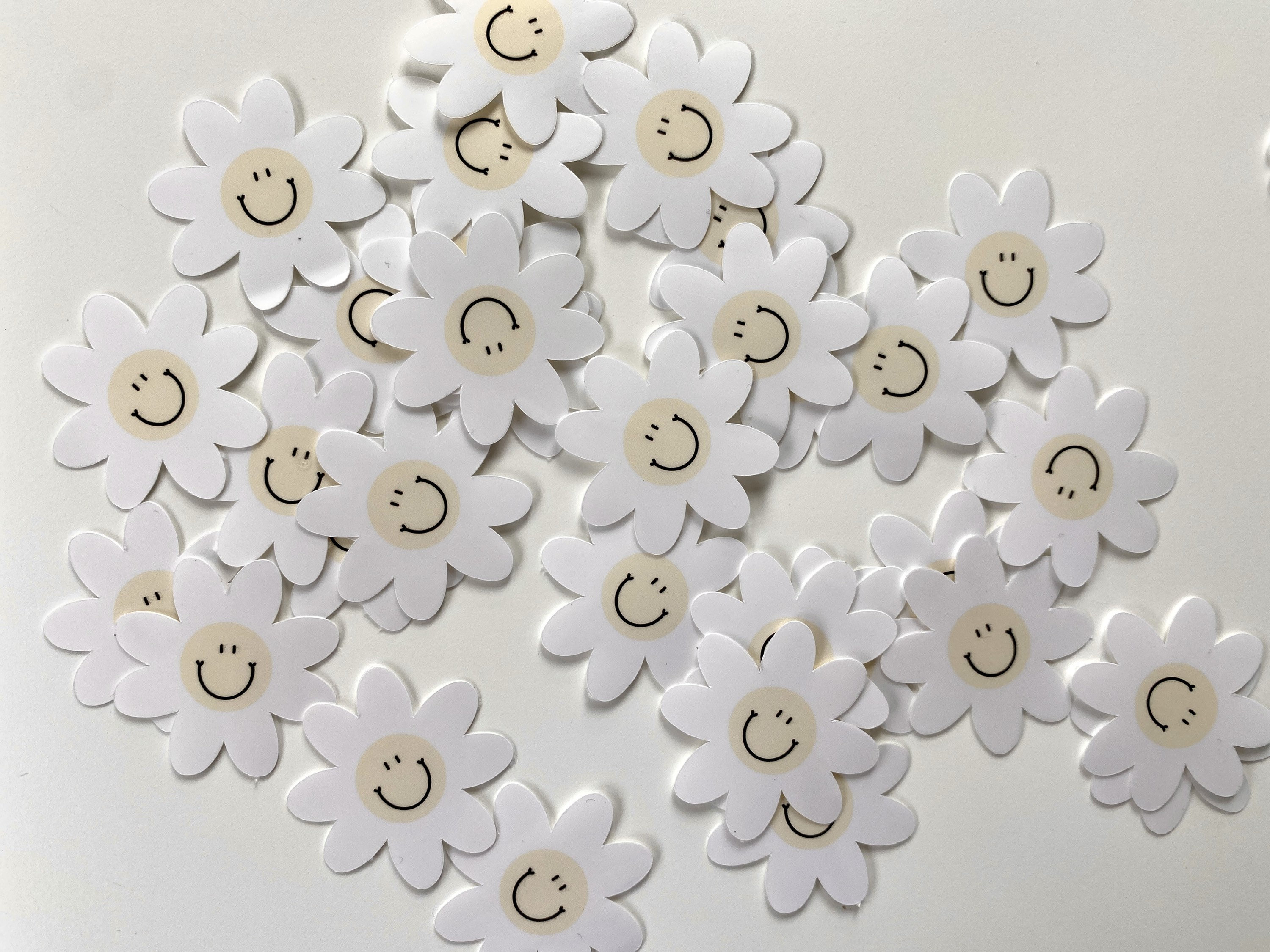 Mini Daisy Smiley Face Sticker Mini Sticker Smiley Sticker | Etsy
