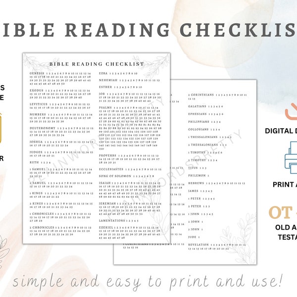 Bible Reading - Etsy