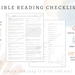 Printable Bible Study Guide, Bible Reading Checklist, Scripture Tracker ...