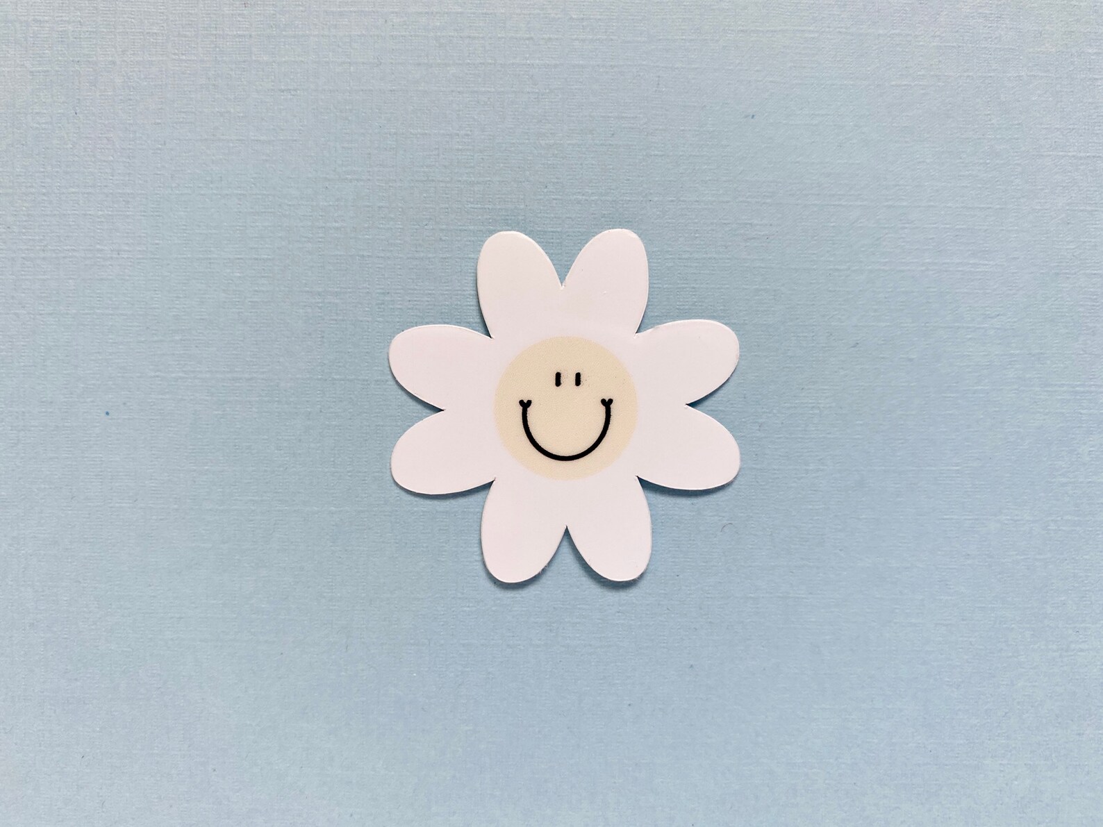 Mini Daisy Smiley Face Sticker Mini Sticker Smiley Sticker | Etsy