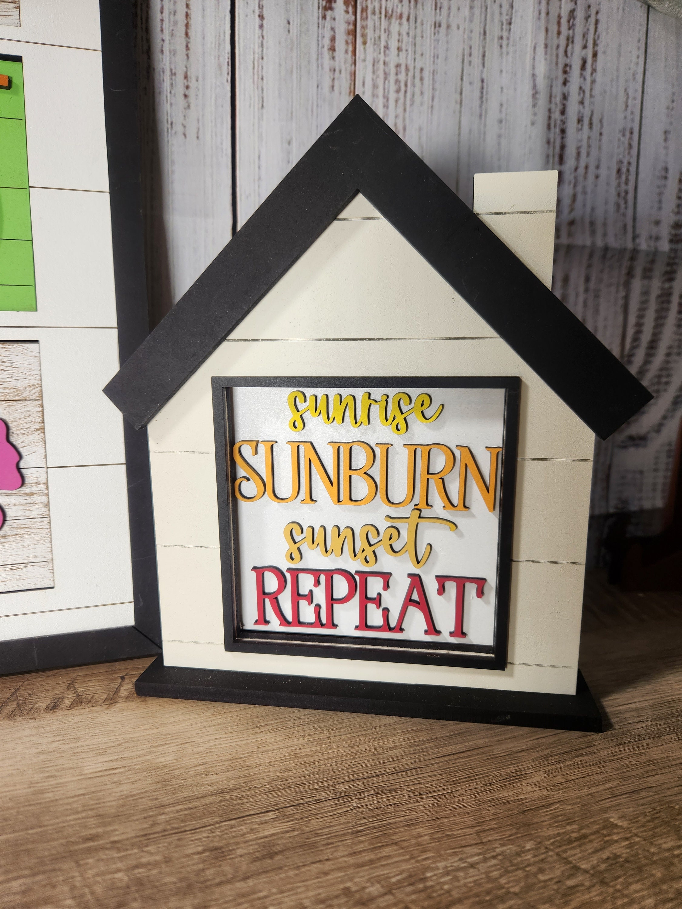 Summer Ladder Tiles | Interchangeable Tiles | Farmhouse Tiles | Ladder ...