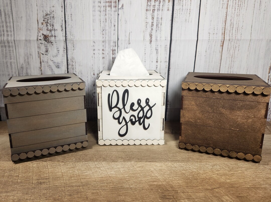 Interchangeable Tissue Box Holder | Seasonal Interchangeable Tile ...
