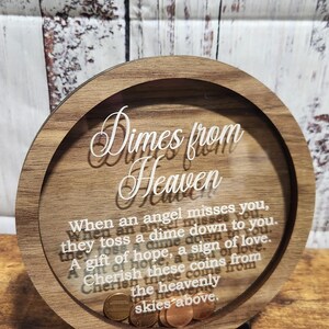 Dimes From Heaven Coins From Heaven Memorial Gift Sympathy Gift Funeral ...
